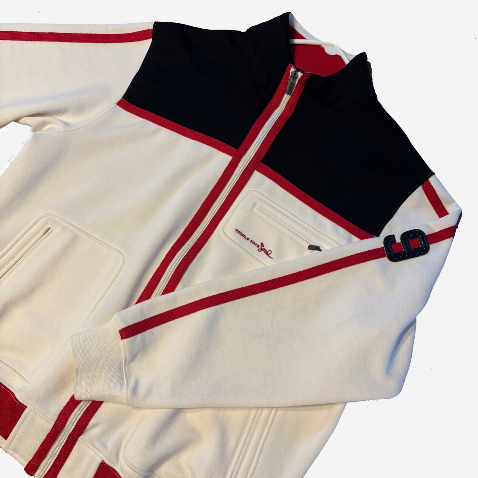 Vintage 1995 \ Triple Five 555 Soul \ Men's Zip-Up Athletic Jacket ...