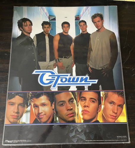 O-town Laminated Poster OFFICIAL MERCH by mead 2001 / RARE NSYNC BSB ...