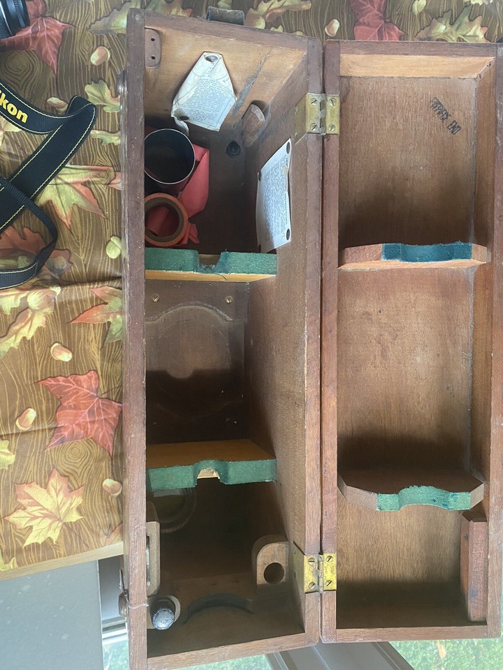 Vintage W. & L.E. Gurley Surveyors Level Transit, Scope With Case, Box ...