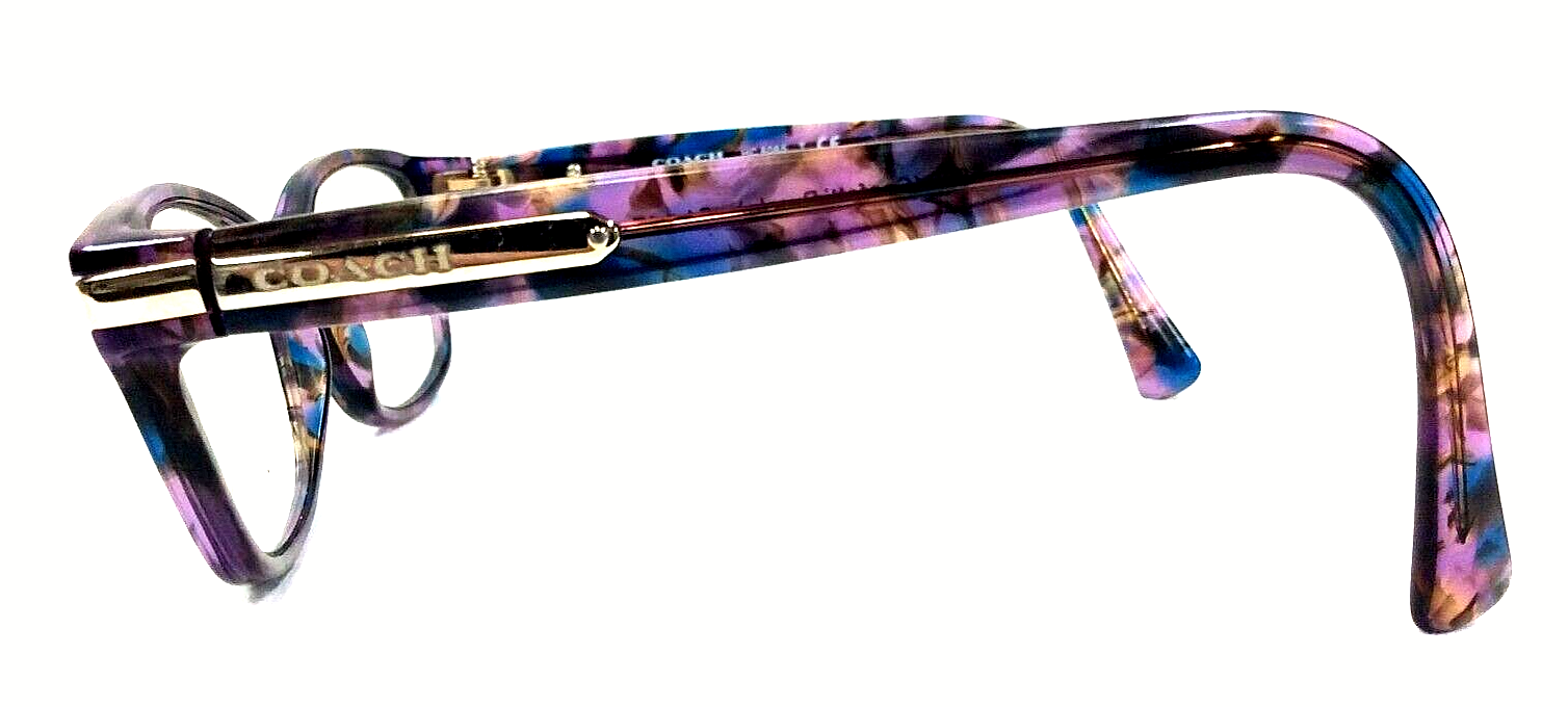 COACH ~ HC6065 5288 Confetti Purple Women's Eyeglasses Frames ONLY t7 ...