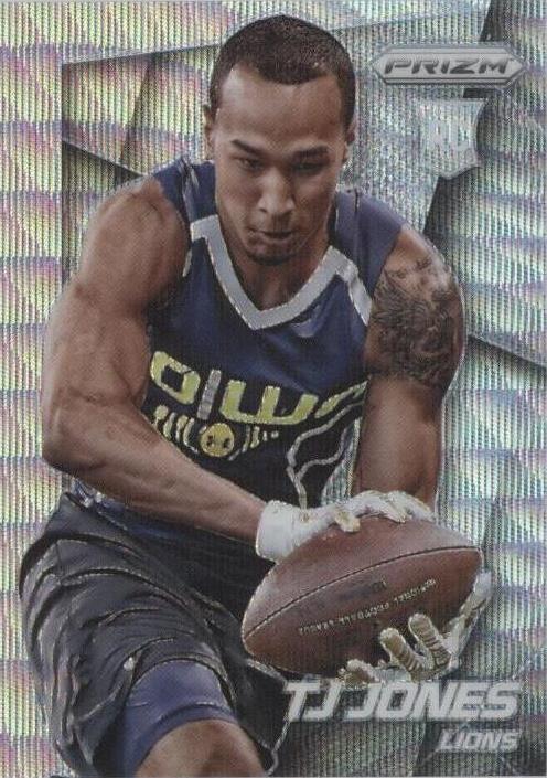 2014 Panini Prizm - TJ Jones #213 Light Blue Wave Prizm /99 (RC) for ...