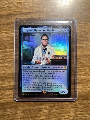 Osgood, Operation Double FOIL MTG UB: Doctor Who *ON HAND* Rare #191 | eBay