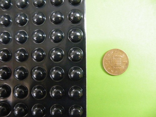 RUBBER FEET DOME SHAPED BLACK SHINY X 8 FEET SELF ADHESIVE | eBay UK