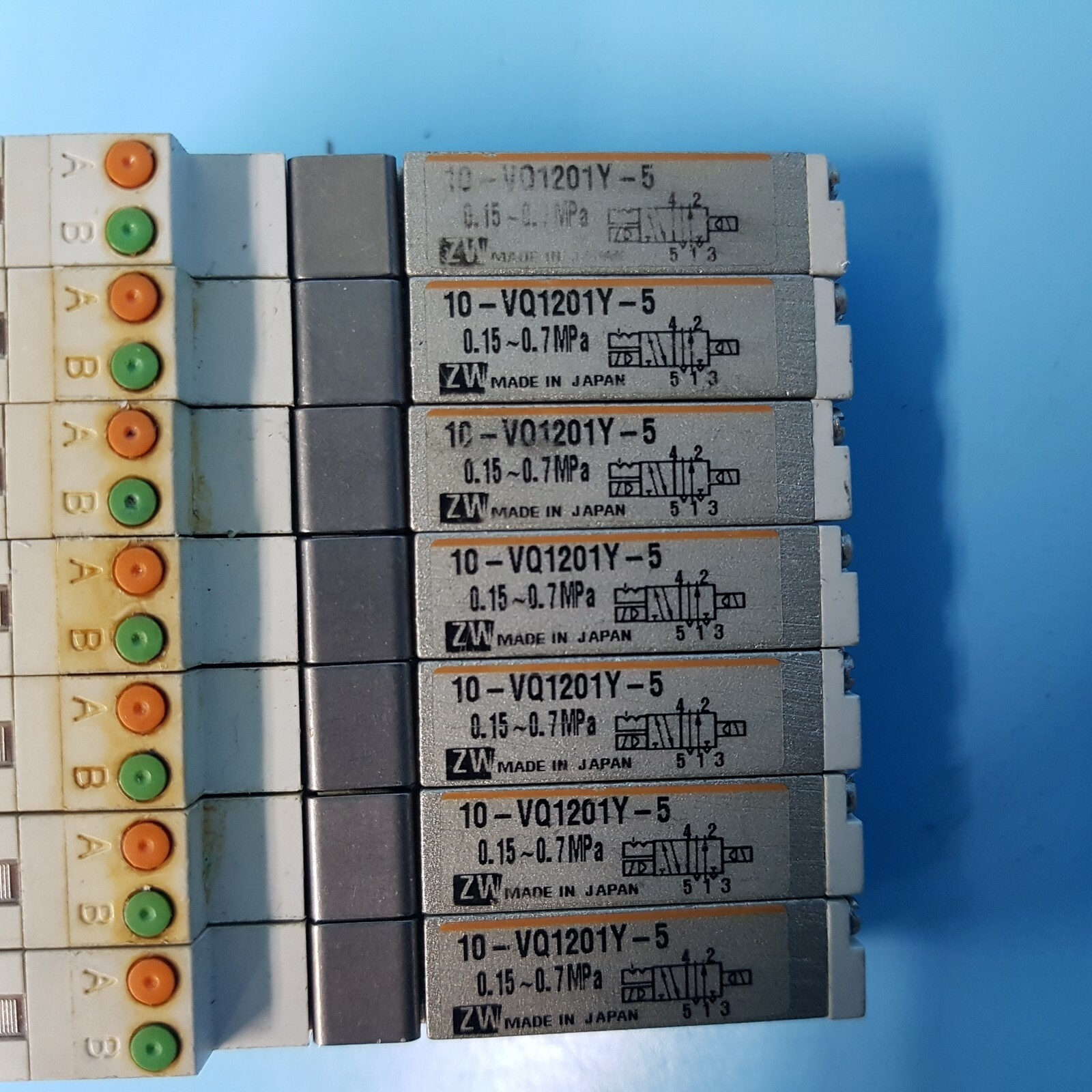 410-0202// SMC 10-VQ1201Y-5 (7PCS) SOLENOID VALVE [ASIS/Not exchange ...