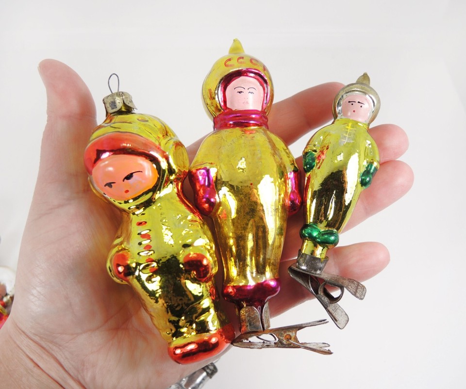 USSR Cosmonaut Christmas Ornament Soviet Mercury Tree Decoration ...