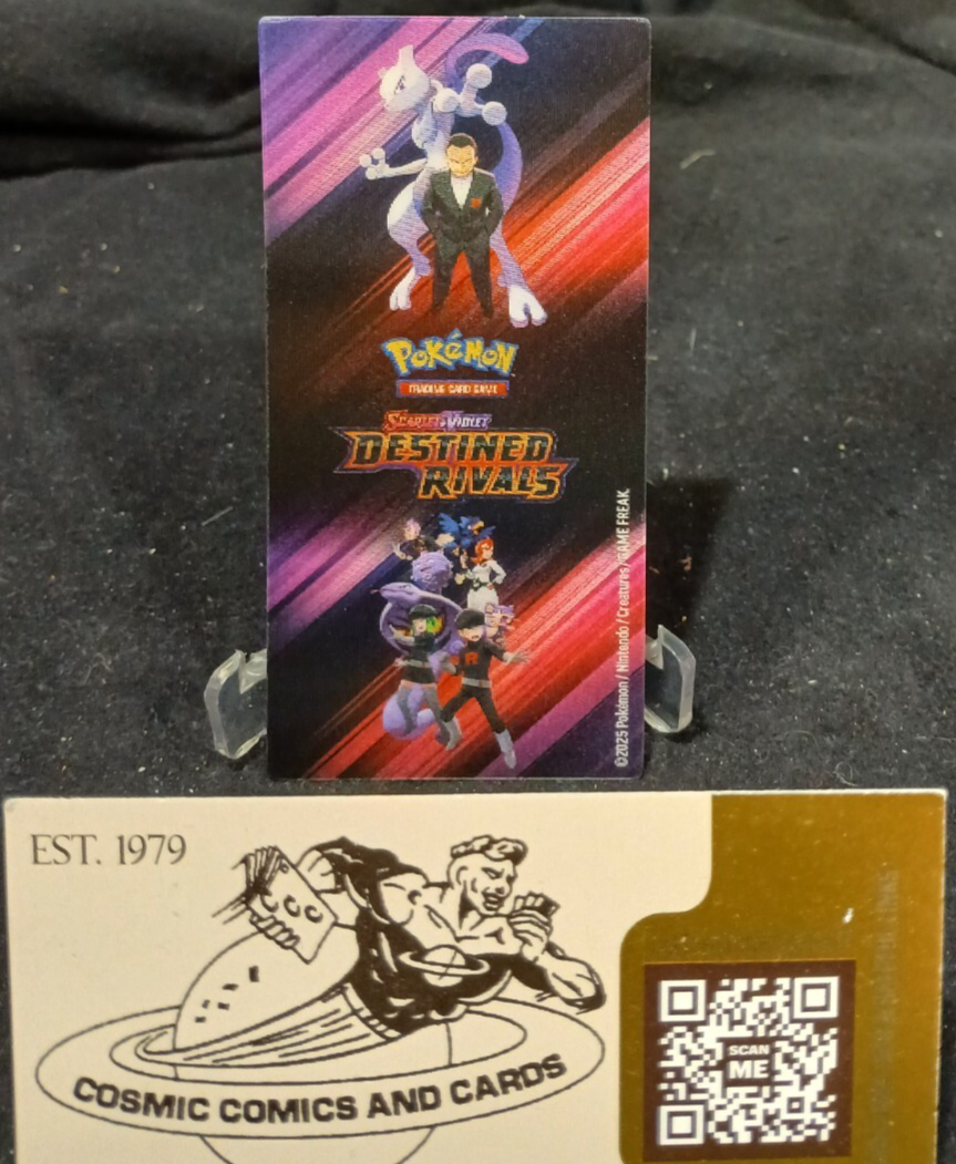 Pokemon Destined Rivals Team Rocket Lenticular Sticker 2" x 4" | eBay