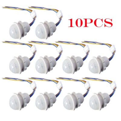 PIR Infrared Motion Sensor Detector Smart Switch 110V Light Lamp Switch ...