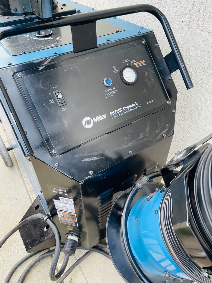Miller Filtair Capture 5 Fume Extractor w/ 12ft Arm | eBay