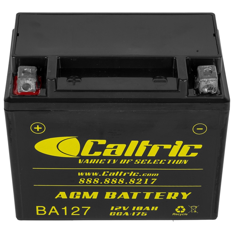 Caltric YT12B-Bs AGM Battery for Kawasaki 26012-0036 Battery 12V 10Ah ...