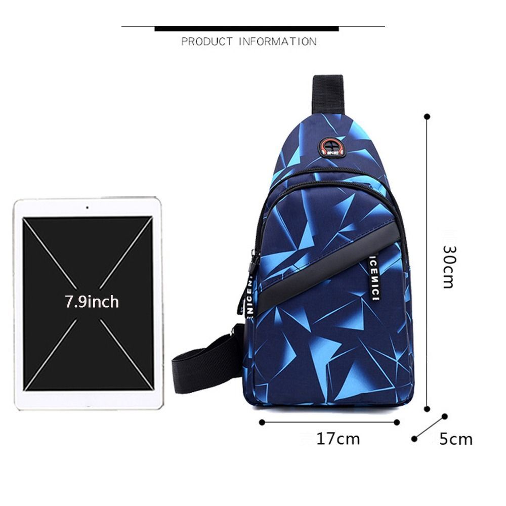 Travel Pack Shoulder Sling Backpack Outdoor Cross Body Bag Handbags Men ...