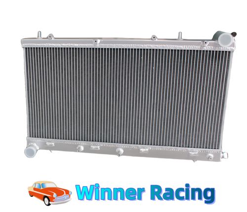aluminum radiator Fit Subaru Forester GT SF5 EJ202 EJ205 2.0L MT 98-02 ...