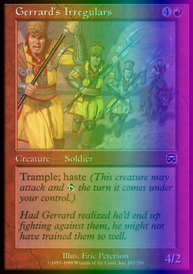 Magic the Gathering MTG Gerrard's Irregulars (192) Mercadian Masques LP ...