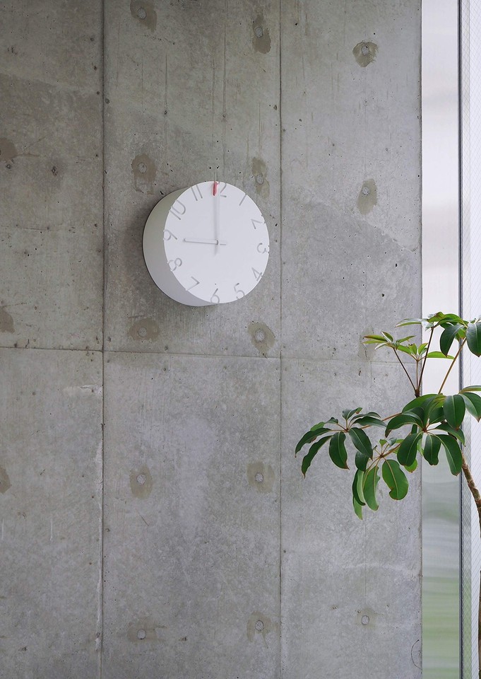 Lemnos Wall Clock Carved Cucu Cuckoo Clock White NTL18-11 30.5 × 14 cm ...