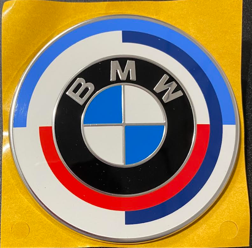 Genuine BMW 50 Years of M Heritage Trunk Lid Boot Badge Ø 74mm F40 1 ...
