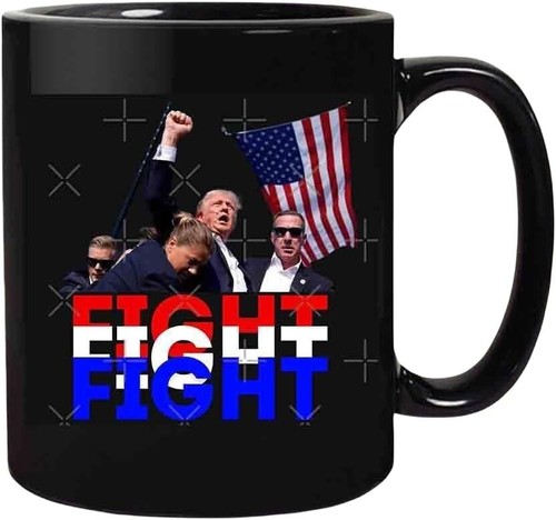 Trump Rally Incident Custom Mug Support 2024 Election Mug Fight ...