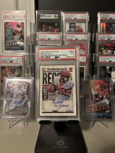 2023 Onyx Vintage Breece Hall RC Signature PSA 9 #RBRH | eBay