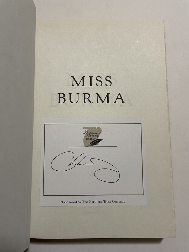 Miss Burma by Charmaine Craig SIGNED BY AUTHOR (2017, Hardcover ...