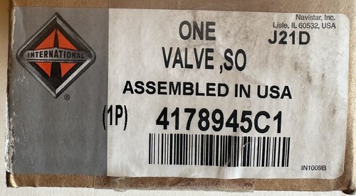 4178945C1 Navistar International, Valve, Solenoid, Temp Control | eBay