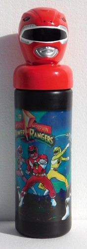VTG 1994 SABAN MIGHTY MORPHIN POWER RANGERS Red Head WATER BOTTLE | eBay