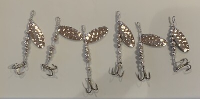 6 Pieces Swiss Swing Spinners Size 0 Silver Solid Beads | eBay