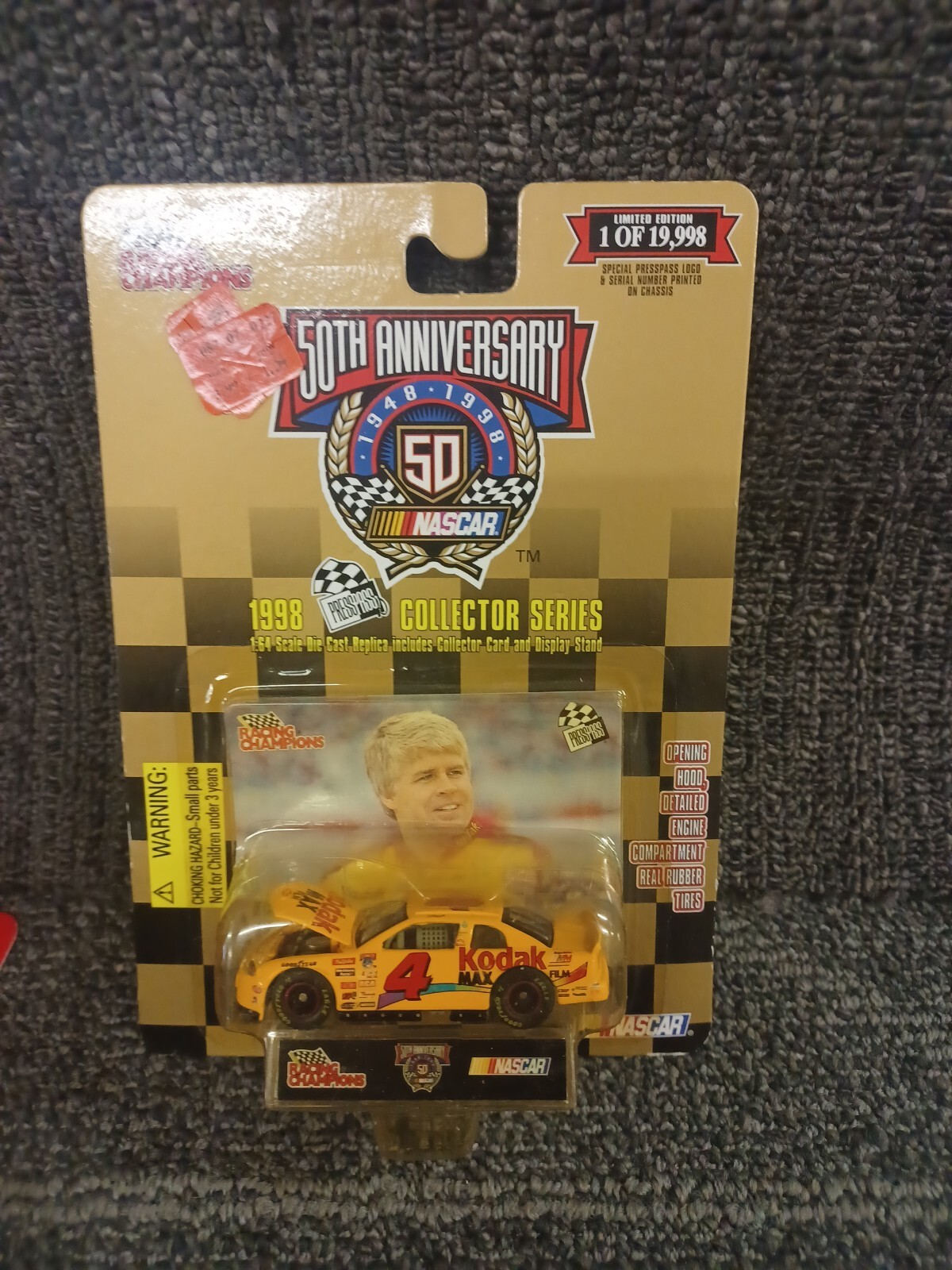 1:64th Scale #4 Bobby Hamilton Diecast Car By Racing Champions | eBay