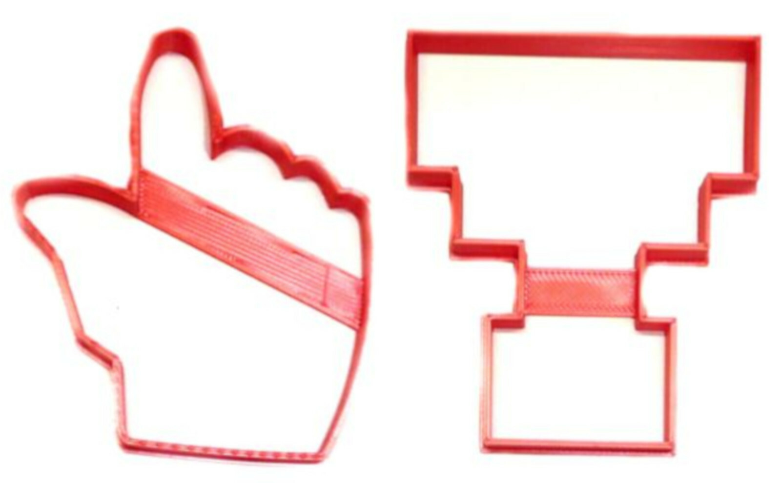 TEXAS TECH LOGO AND HAND GESTURE SIGNAL GUNS UP TTU TT COOKIE CUTTER ...