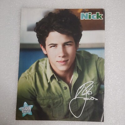 Nick Jonas young teen boy headshot poster pinup clipping 8x10 2000s | eBay