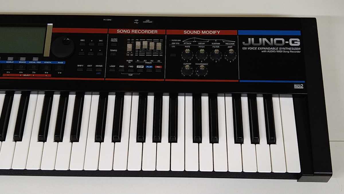 Roland Juno-G Keyboard Synthesizer 128 VOICE EXPANDABLE SYNTHESIZER ...
