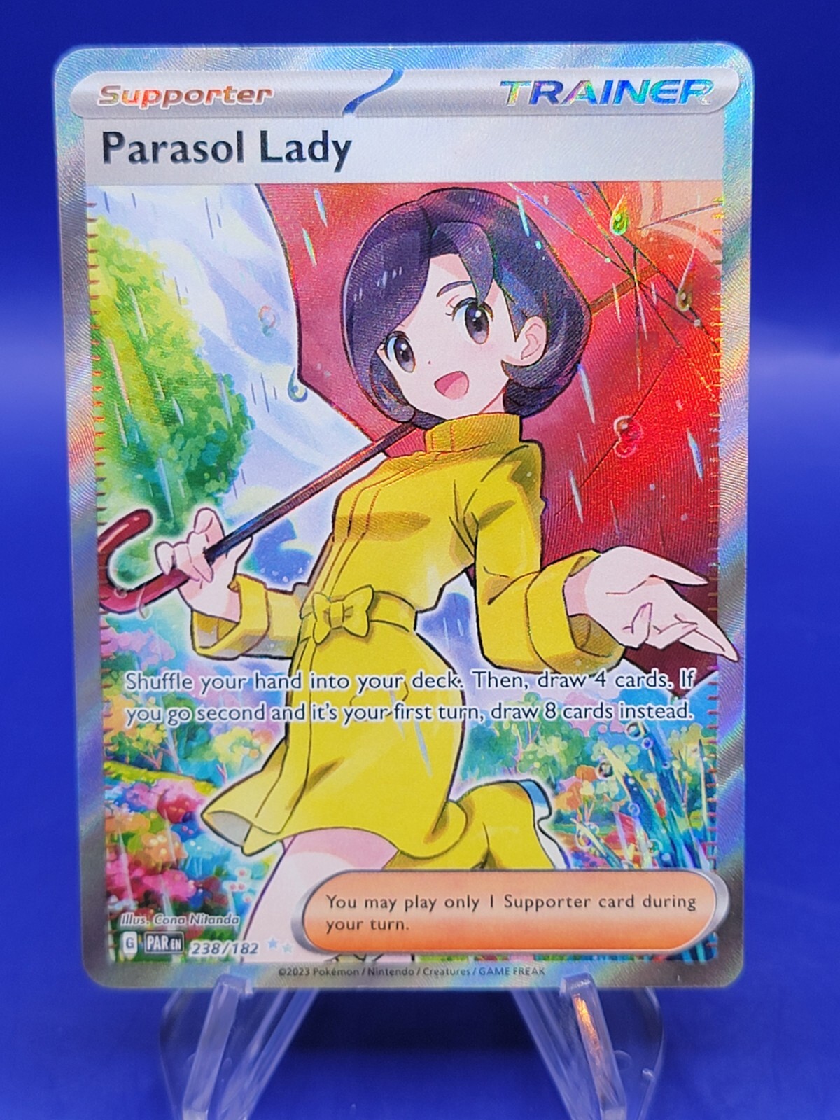 Pokemon TCG Paradox Rift Parasol Lady Full Art 238/182 | eBay