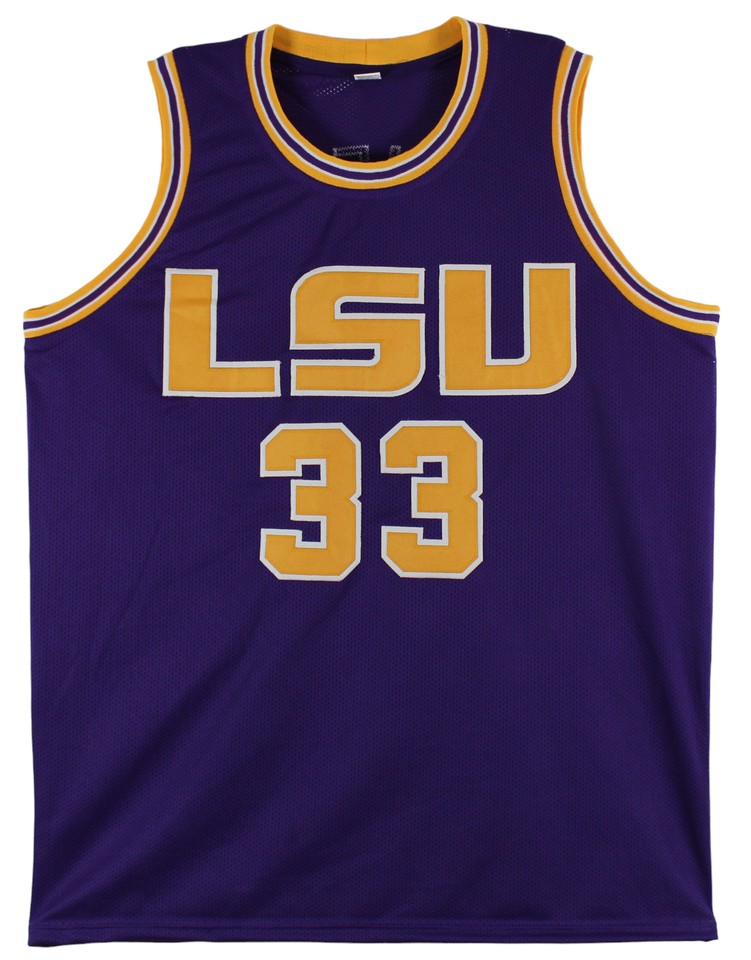 LSU Shaquille O'Neal Authentic Signed Purple Pro Style Jersey BAS ...