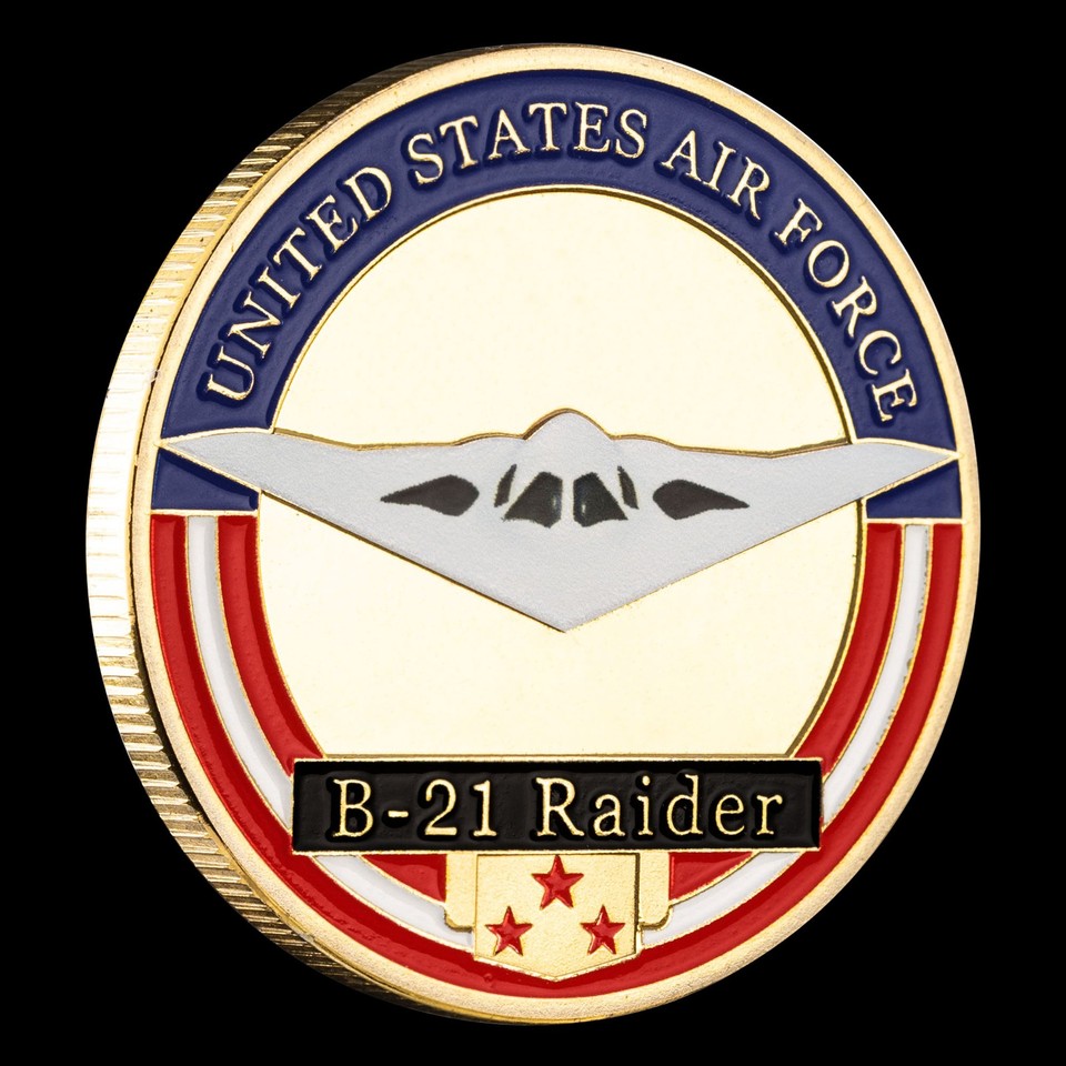 US Air Force B-21 Raider Strategic Bomber Challenge Coin | eBay