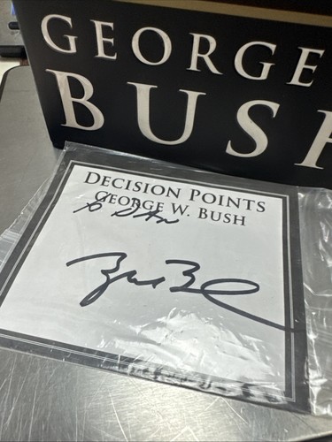 Decision Points | George W Bush | SIGNED AUTOGRAPHED | US President | eBay