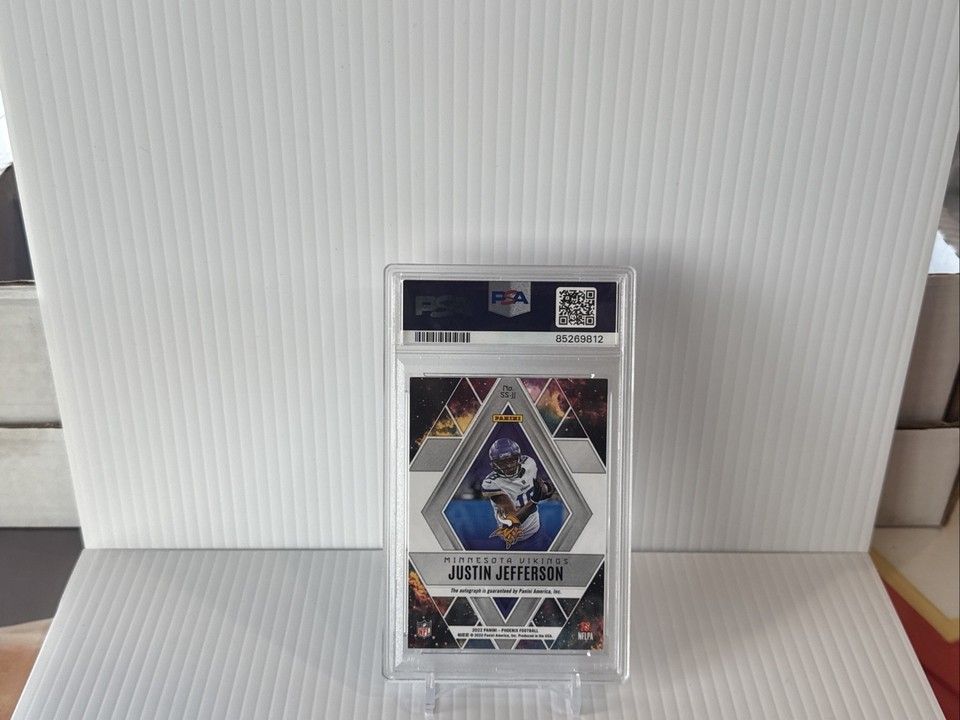 2022 Phoenix Star Signs Justin Jefferson Auto #SS-JJ PSA 8.5 Nm-Mt | eBay