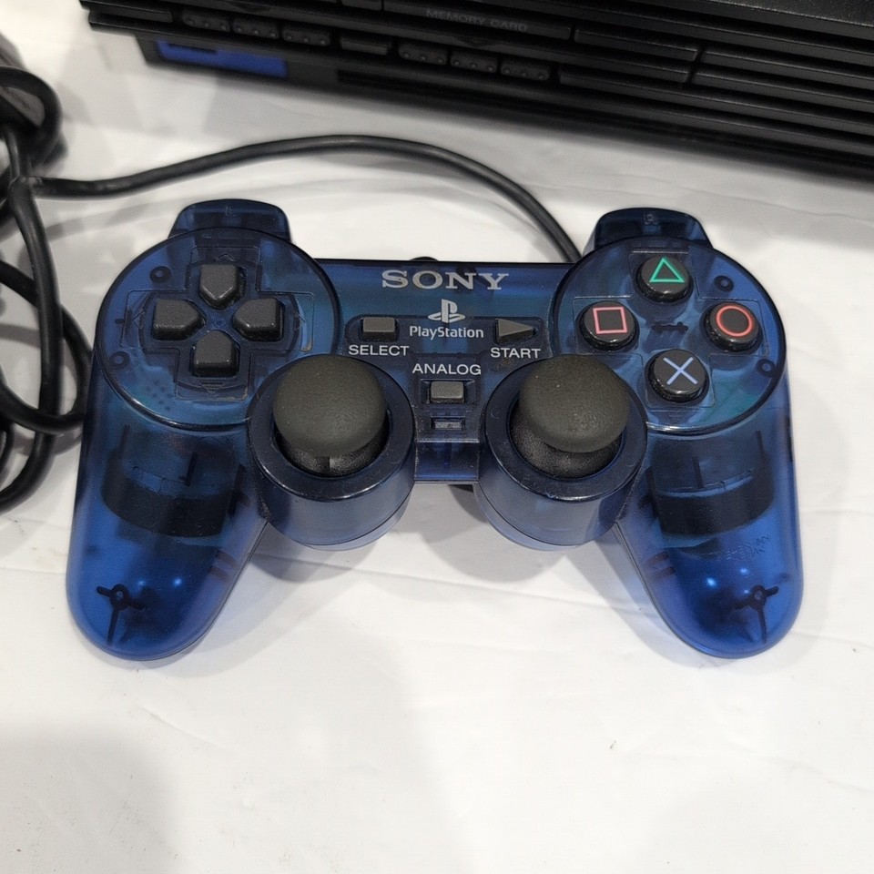Sony Playstation PS2 Console w/ 1Controllers, Memory Card, Cables. SCPH ...