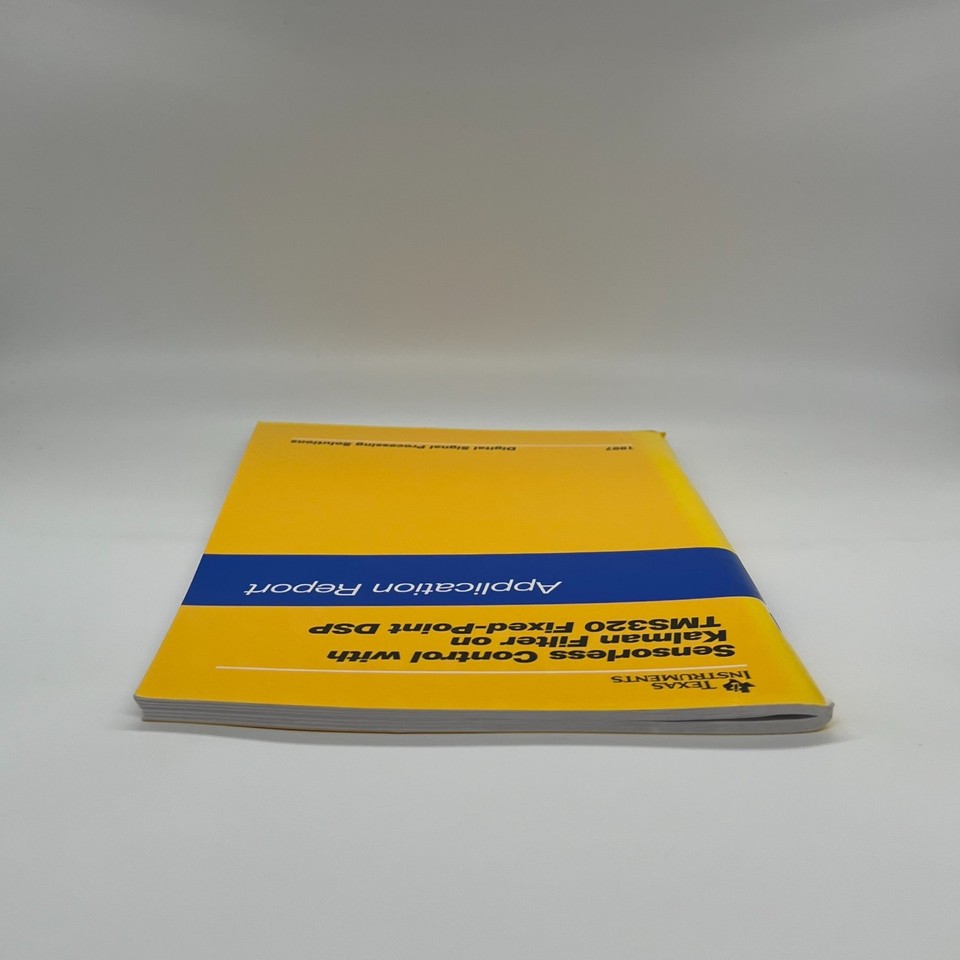 Sensorless Control with Kalman Filter on TMS320 Fixed-Point DSp / A ...