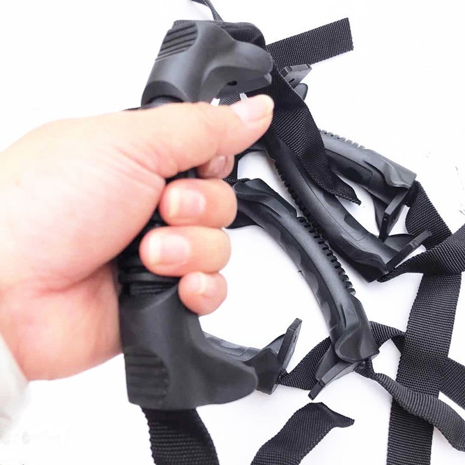 2pcs Weight Lifting Resistance Handles Training Rope Handle Elastic ...