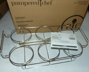 NEW in Box PAMPERED CHEF Extra Freezer Bowl Rack # 100153 NO Bowls | eBay