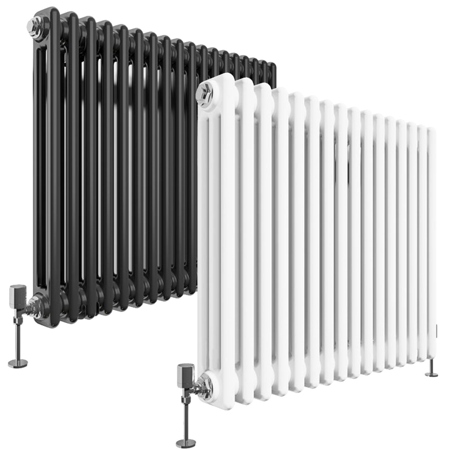EMKE 2 3 Column Cast Iron Style Radiator Traditional Central Heating ...