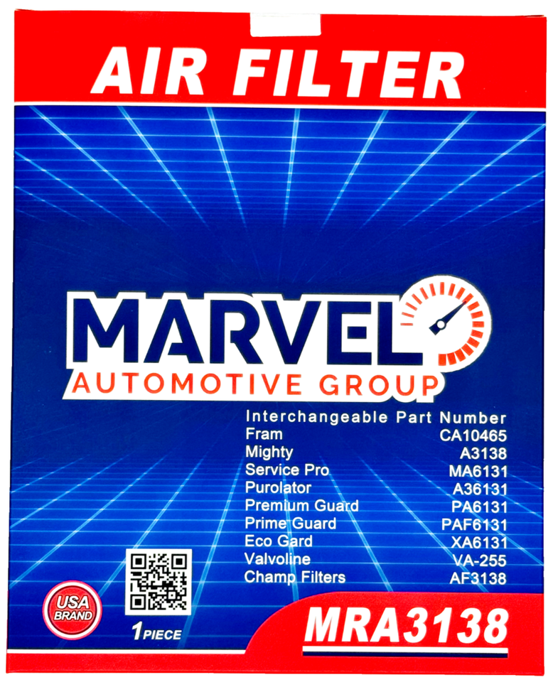Marvel Engine Air Filter MRA3138 (25899727) for Chevrolet Equinox 2010 ...
