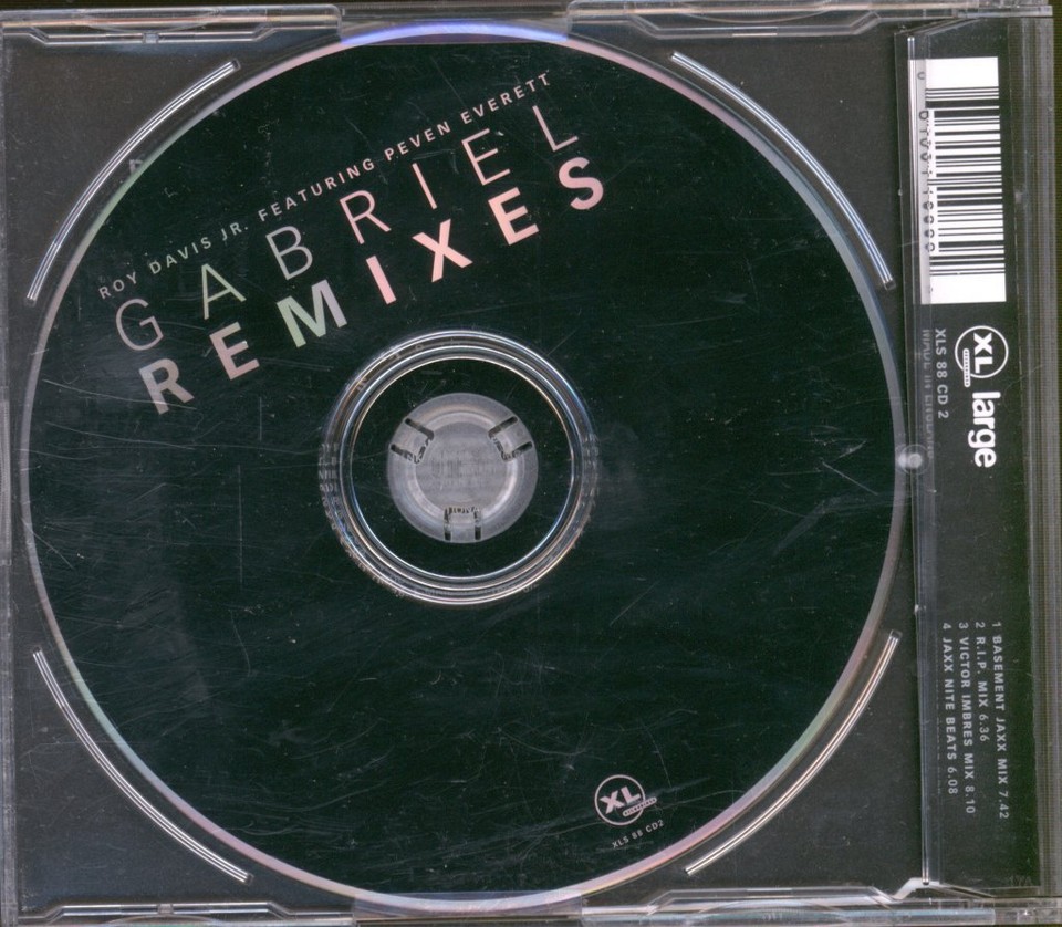 Roy Davis Jr. Featuring Peven Everett Gabriel Remixes CD UK Xl ...