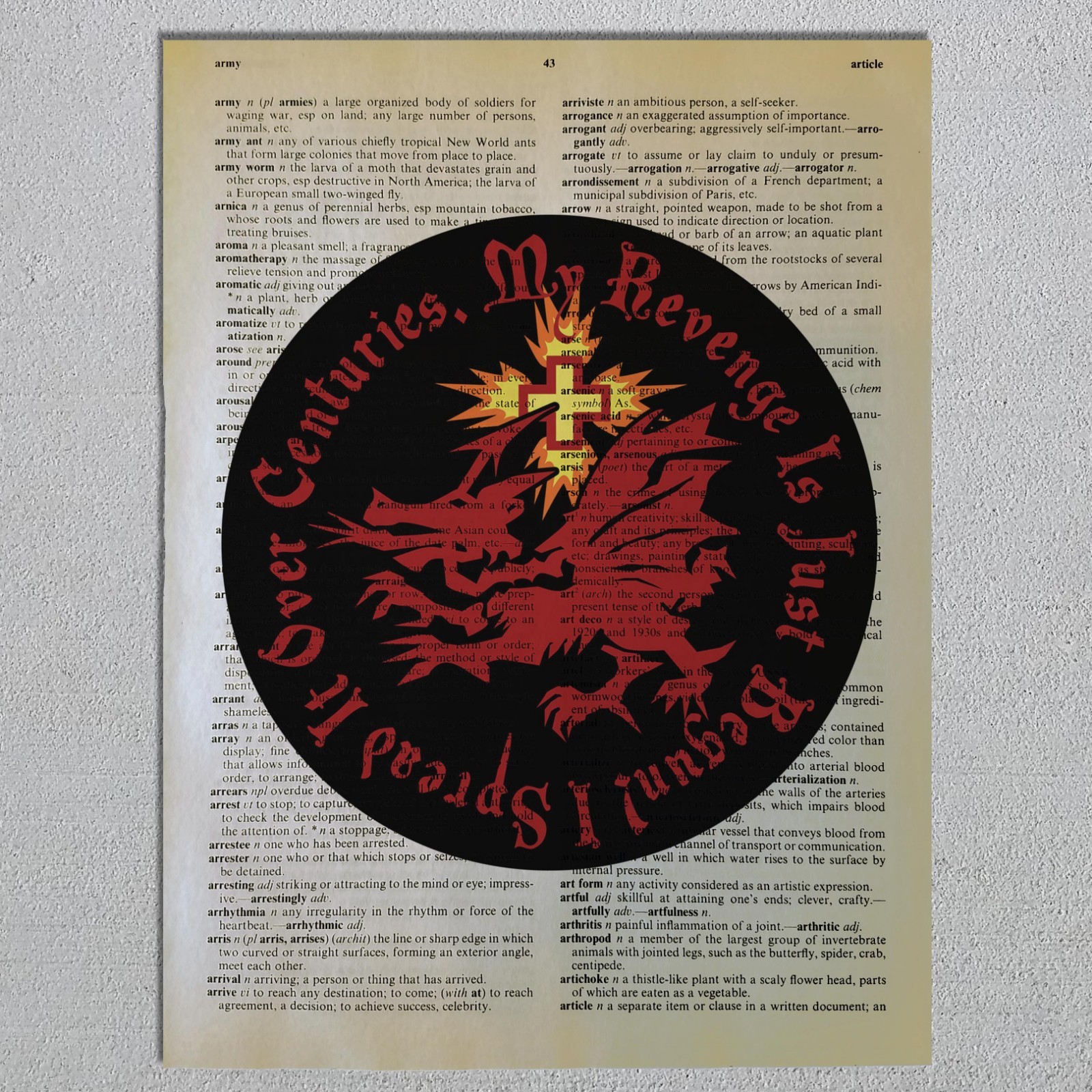 Choose Quote Dracula Order of Dragon Draconis Vlad Tepes Dictionary Art ...