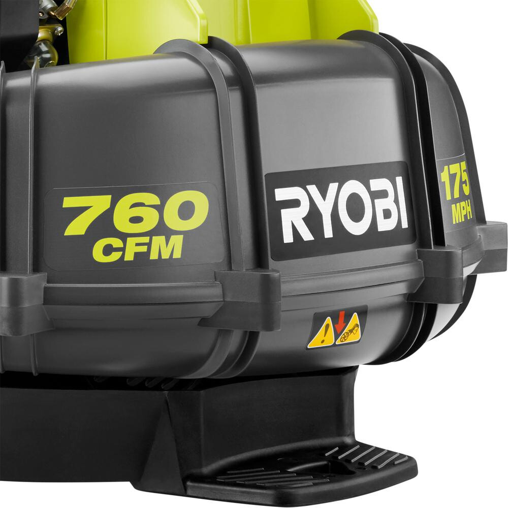 RYOBI RY38BP Gas Powered 2-Cycle Backpack Blower 175 mph 760 CFM ...