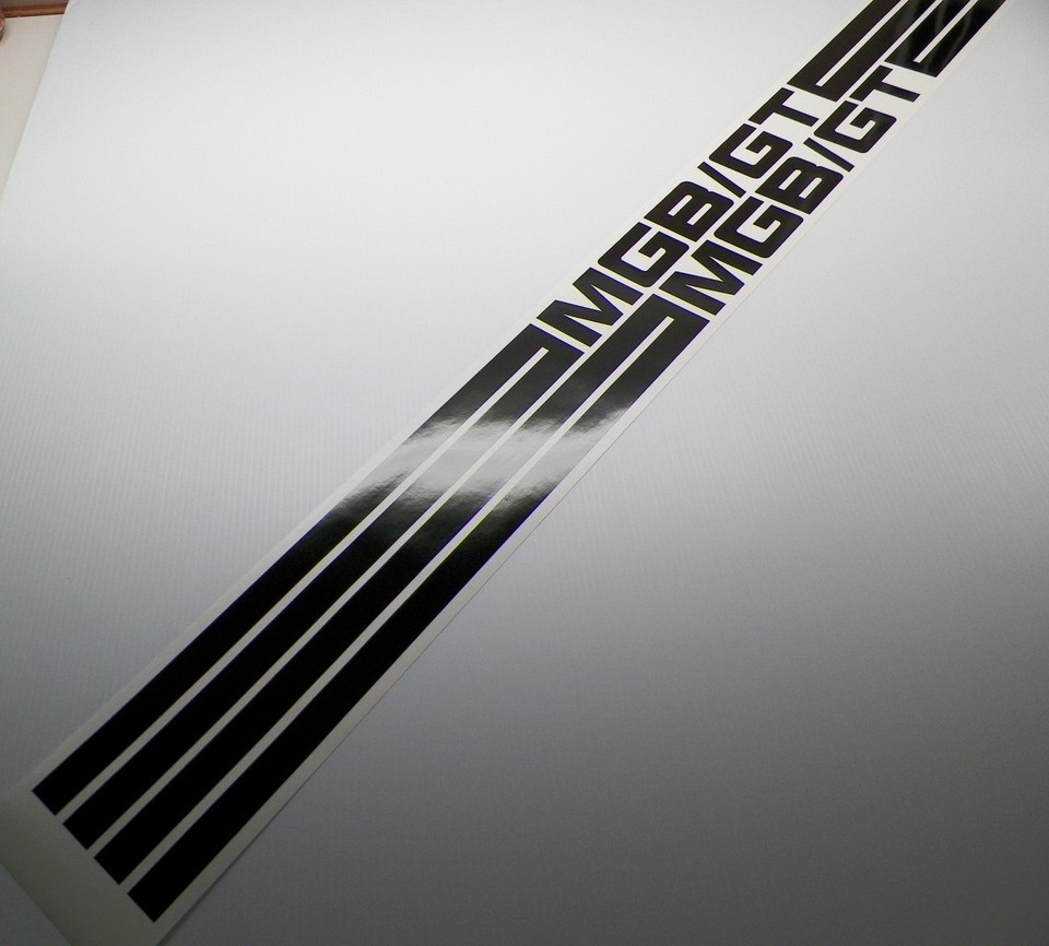 New 1966-1974 MG MGB GT Dual Lower Rocker Side Body Stripe Kit V8 MGB ...