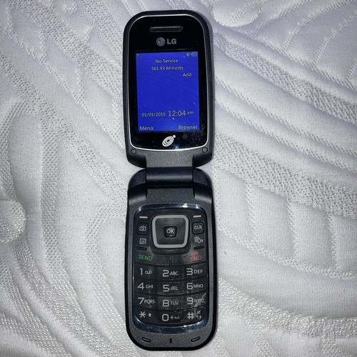 LG 440G - 440GB - Black (TracFone) Prepaid GSM Basic Camera Flip Cell ...