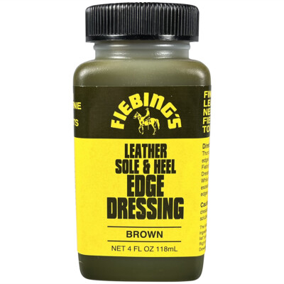 Fiebings Sole And Heel Edge Dressing 4 Ounce Bottle - Black and Brown ...