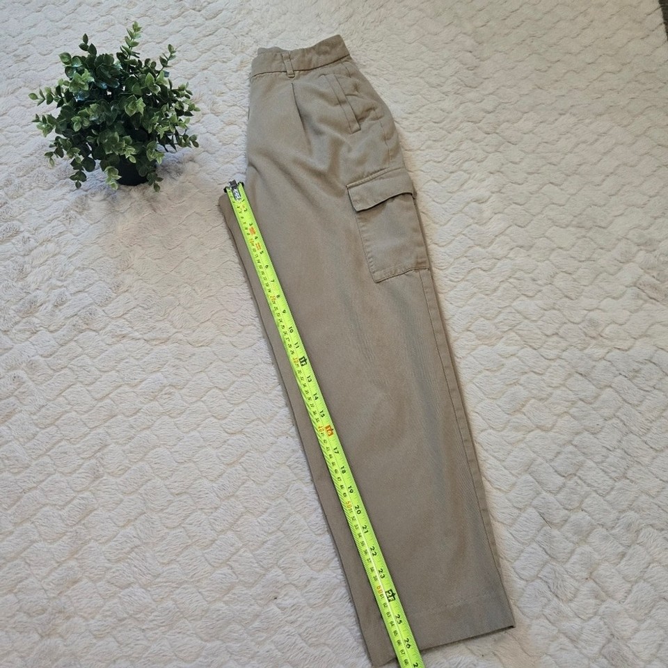 Old Navy Tan Extra High Rise Taylor Straight Leg Adjustable Trousers ...