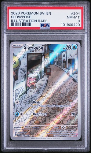 2023 POKEMON SVI EN-SCARLET & VIOLET ILLUSTRATION RARE #204 SLOWPOKE ...