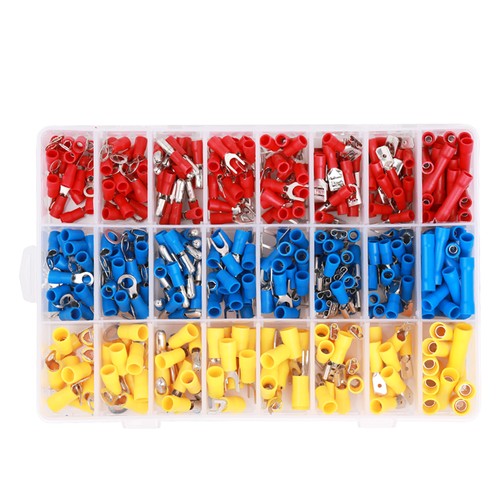 400-Piece Electrical Terminal Kit with 5-in-1 Automatic Wire Stripper ...