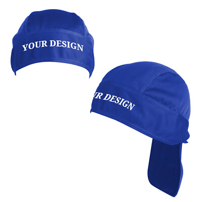 Custom Printing Cycling Do Rag Skull Cap Sweat Wicking Doo Rags Helmet ...