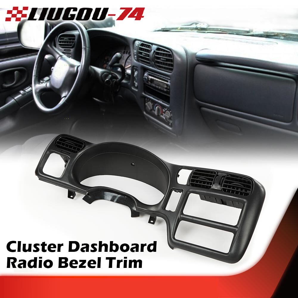 Fit For 98-04 Chevy S10 Jimmy Sonoma Cluster Blazer Dash Bezel Trim ...